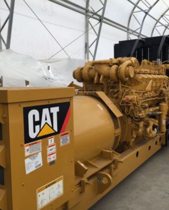 New CAT G3520H Generator Set - React Power