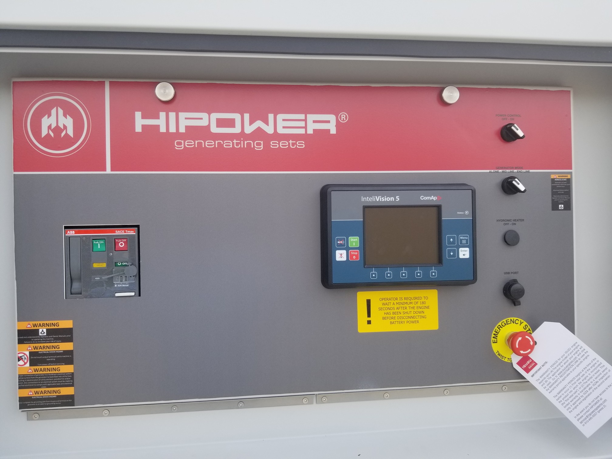 New HIPOWER HRIW 125 Generator Set - React Power