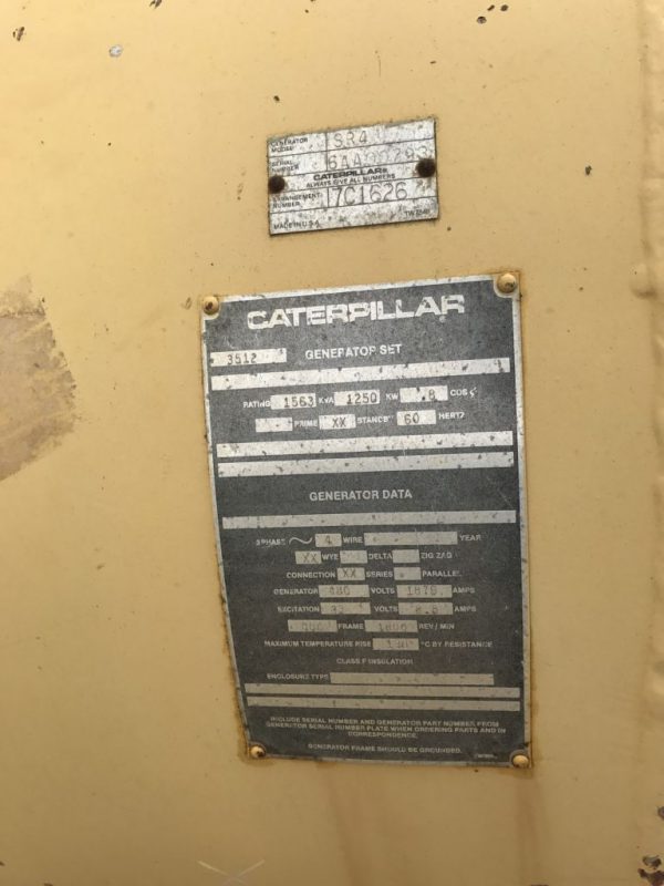 CAT SR4 806-1227 | Frame Generator End | React Power Solutions