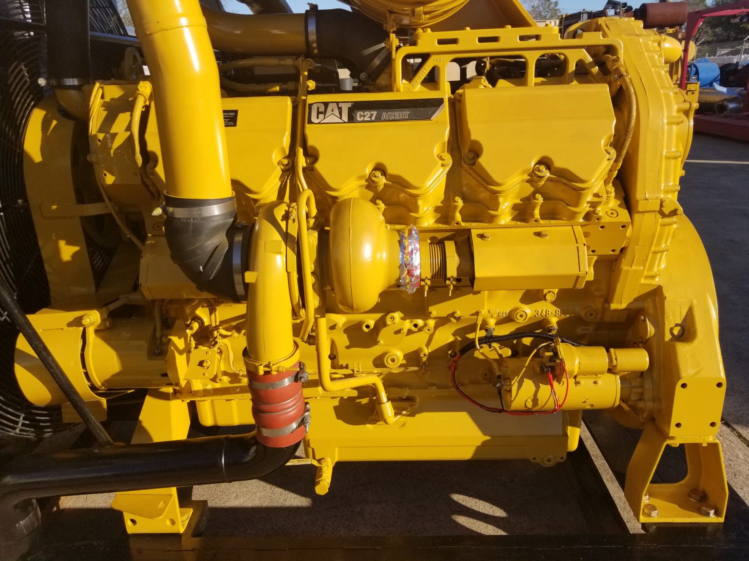 Rebuilt CAT C27 Industrial Engine - React Power Solutions