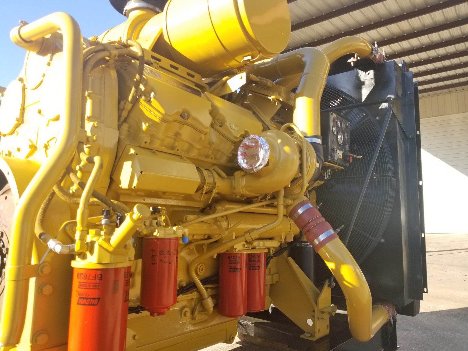 Rebuilt CAT C27 Industrial Engine - React Power Solutions