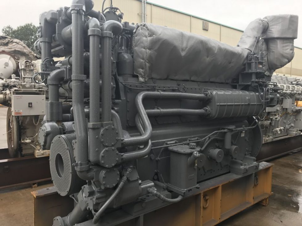 Rebuilt CAT G3606 Gas Compression Engine - React Power Solutions