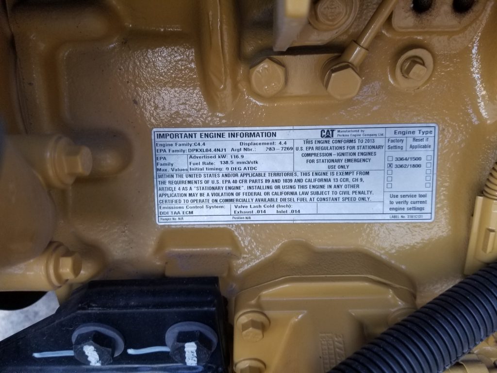 CAT D100-6 Generator Set | Industrial Generators | React Power | React ...