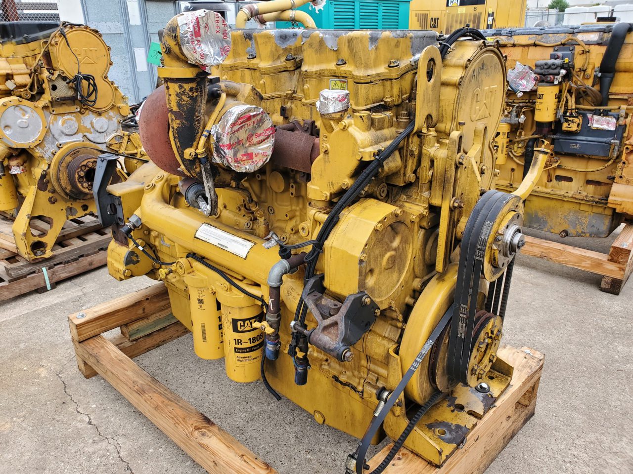 Used CAT C18 Industrial Engine - React Power Solutions