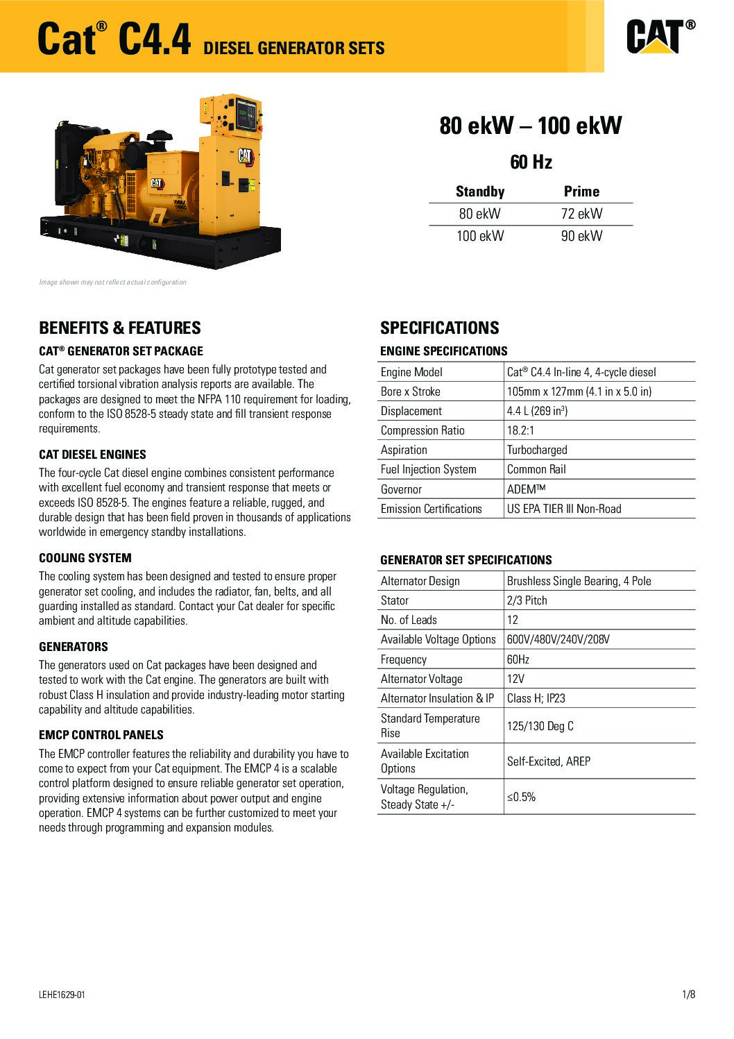 CAT-C4.4-Diesel-Generator | React Power Solutions