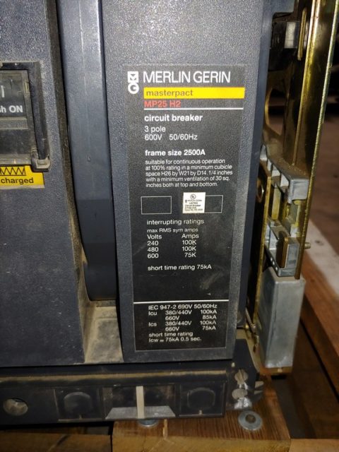 Used Merlin Gerin 2500A Breaker - React Power Solutions