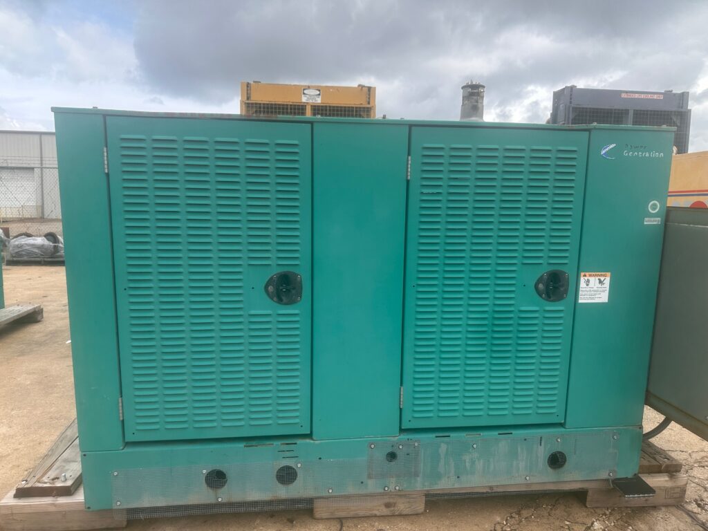 Used Cummins 70kW Generator Set - React Power Solutions